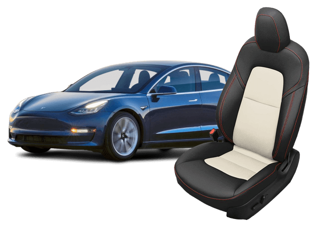Tesla Model 3 Seat Covers | Leather Seats | Custom Interiors | Katzkin